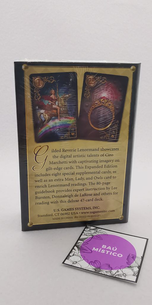 Gilded Reverie Lenormand - Expanded Edition - Baú Místico Gilded Reverie Lenormand - Expanded Edition - Baú Místico